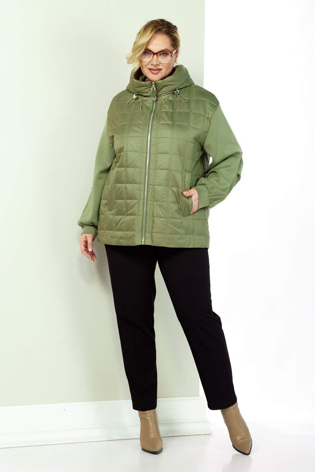 Куртка 2184 олива Shetti купить в интернет магазине | в наличии